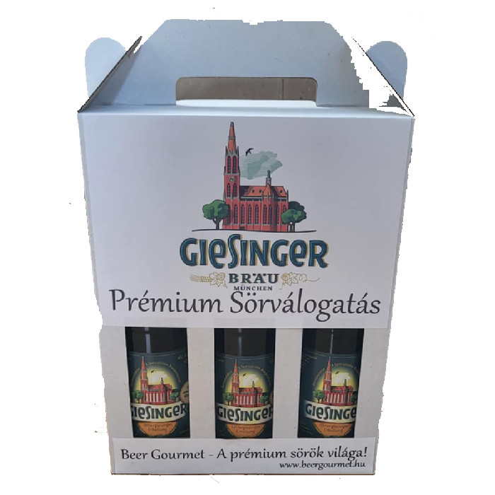 GIESINGER SÖRCSOMAG - 3X500ML GIESINGER ERHELLUNG :: Beer Gourmet ...